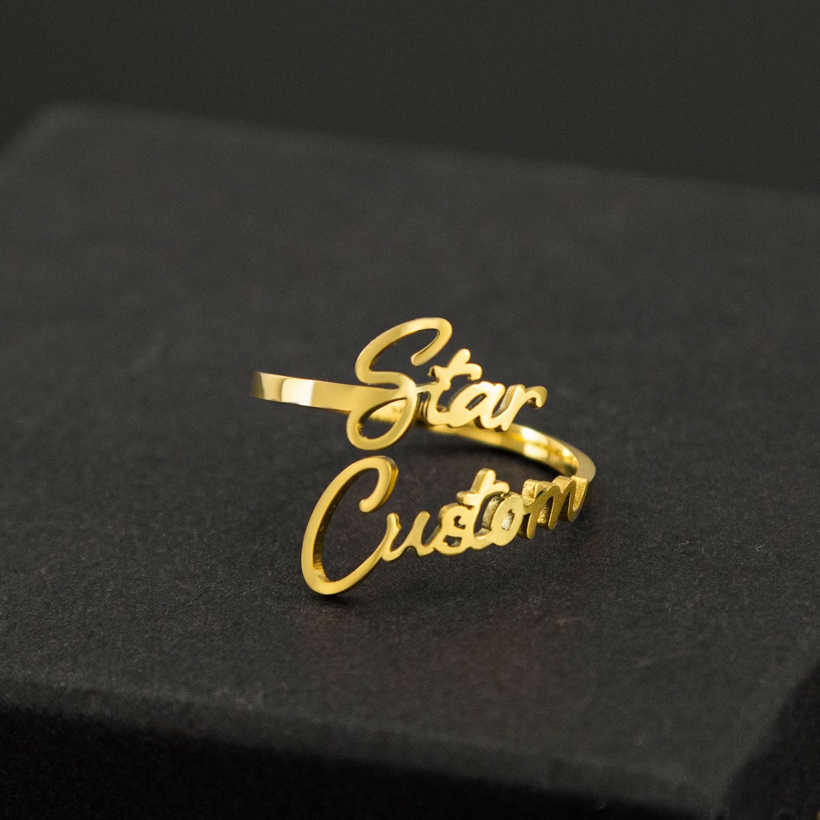 Personalized Couple's Name Ring - Unleash Your Passion & Love with our ...